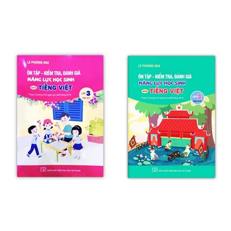 ` Sách Combo Ôn Tập Kiểm Tra đánh Giá Năng Lực Học Sinh Môn Tiếng