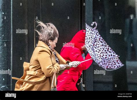 Strong Winds And Rain In Preston Lancashire Uk 11th Feb 2020 Cold