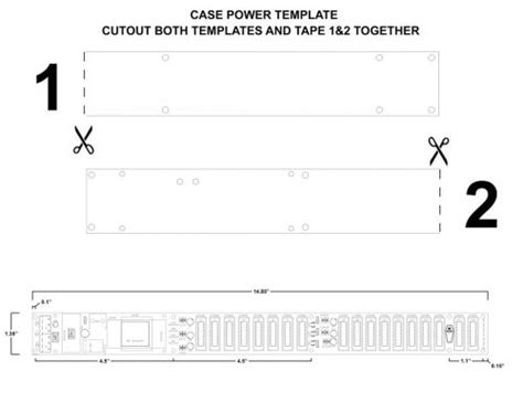 case power and distribution board drill templates synthrotek