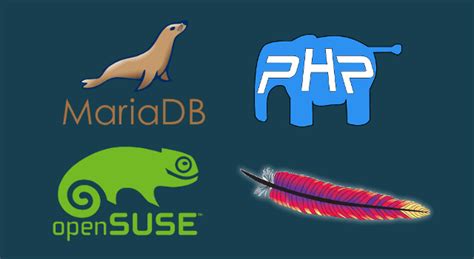 how to install apache mariadb php7 lamp on opensuse