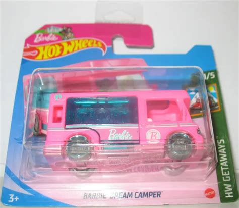 Hot Wheels Barbie Dream Camper Rose 2021 Hw Escapades Carte Courte