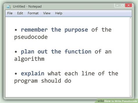 How To Write Pseudocode 15 Steps With Pictures Wiki How To English