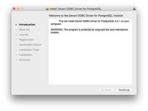 installing on macos odbc driver for postgresql