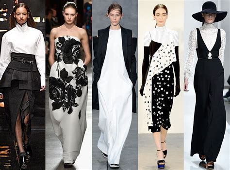 So Monochrome From Biggest Trends At New York Fashion Week Fall 2015