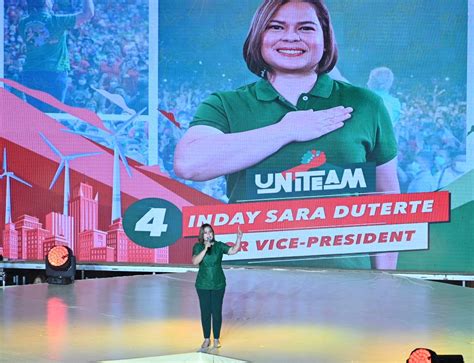 A Week Before May 9 Polls Sara Duterte Still Top Vp Bet According To