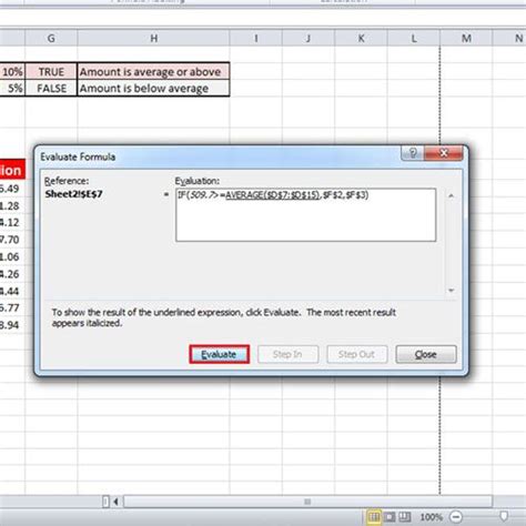 how to evaluate formula in excel howtech
