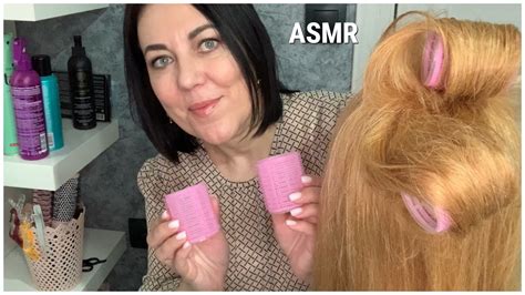 Эксклюзив для 3 и 4 ур Asmr💇🏻‍♀️Парикмахер💆🏻‍♀️УСЫПЛЯЮЩАЯ УКЛАДКА💆🏻‍♀️