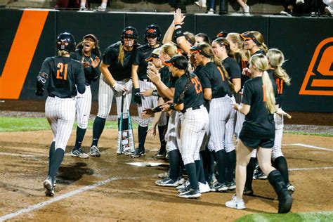 Oklahoma State Softball Rallies Past Stetson With Hrs From Micaela Wark