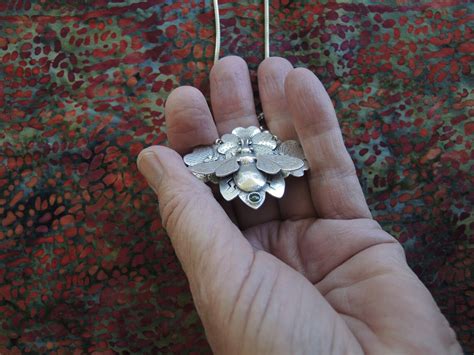 Bumblebee Necklace Sterling Silver Etsy