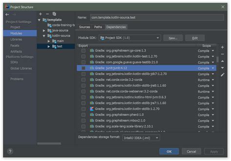 gradle cannot see dropdown unit tests in intellij idea running a