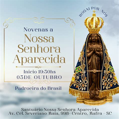 Programação Dia De Nossa Senhora Aparecida
