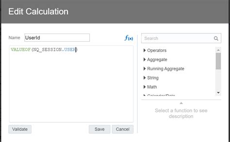 using session and repository variables in oracle analytics