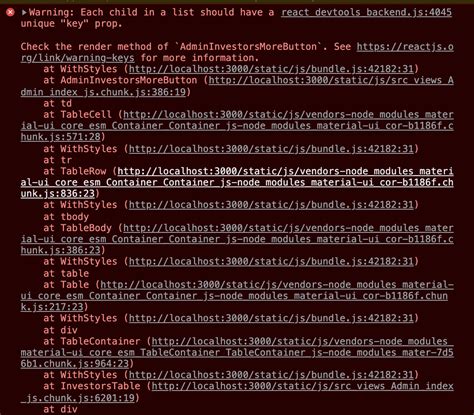 javascript react 17 problem loading sourcemap with chrome errors