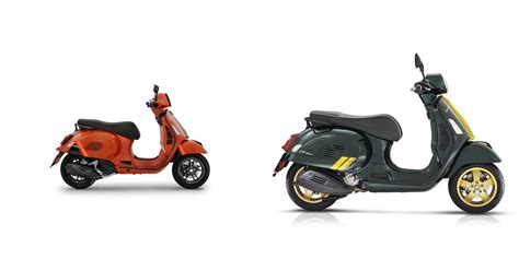 Motorrad Vergleich Vespa Gts 125 Super Sport 2023 Vs Vespa Gts 125