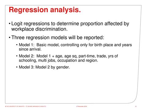 Immigrant Integration And Workplace Discrimination In New Zealand Ppt
