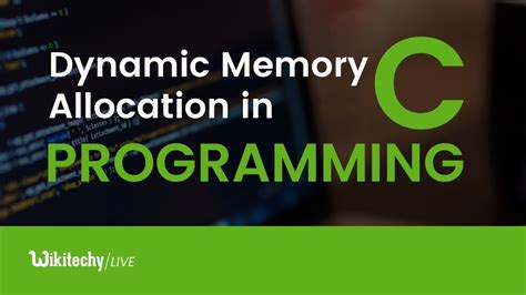dynamic memory allocation in c memory allocation youtube