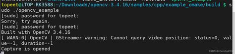 rk3588在ssh上启动opencv报错：can‘t initialize gtk backend in function