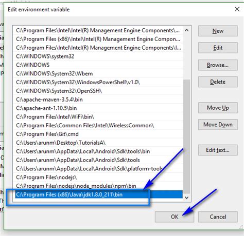 appium installing and configuring java qafox