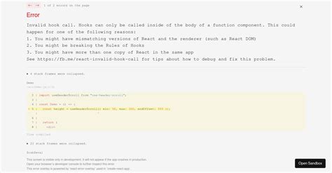 use header scroll forked codesandbox