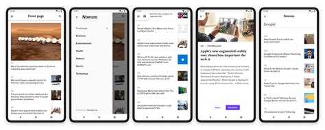novum is a news app built with flutter mobile app