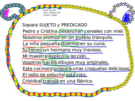 ¿aprendemos Junt S Sujeto Y Predicado