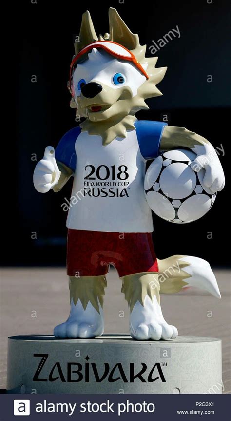 Zabivaka Statue Fifa World Cup 2018 Mascot Fifa World Cup World