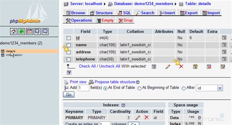 running sql queries on a database with phpmyadmin knowledgebase
