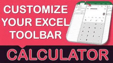 add the calculator to the excel toolbar free microsoft