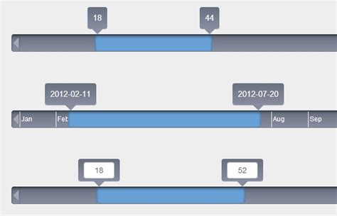 4 jquery price range slider examples jquery range
