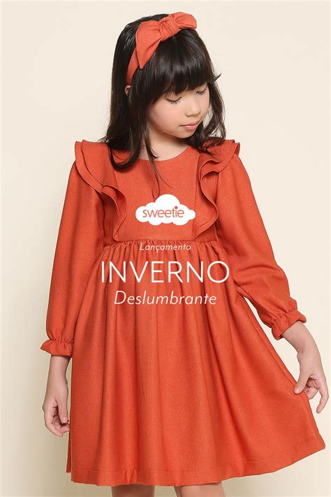 Vestidos Inverno 3 Em 2024 Vestidos Infantis Vestidos De Inverno