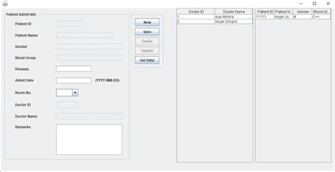 hospital management system project in java netbeans with source code