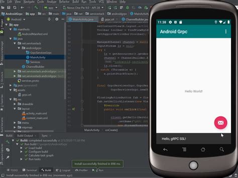 grpc protoc android java client