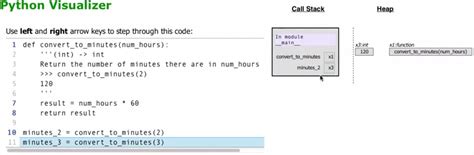 visualizing function calls in python step by step
