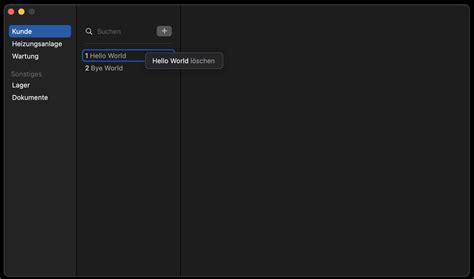 macos delete array row with contextmenu stack overflow