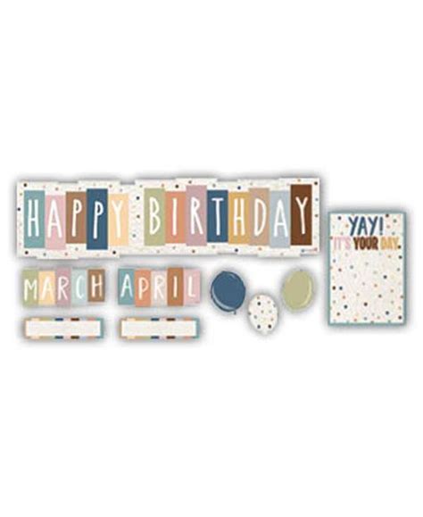 Everyone Is Welcome Happy Birthday Mini Bulletin Board