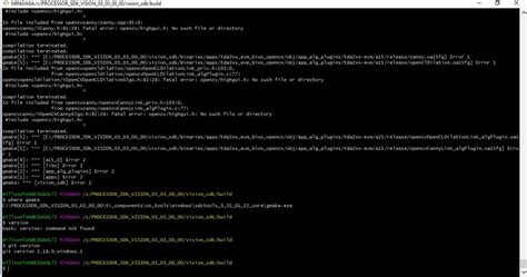 rtos tda2 unable to compile opencv processors forum processors