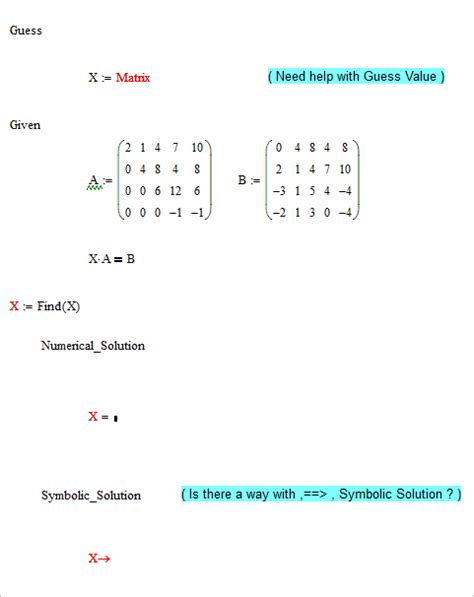 solved matrix solving ptc community