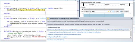 system argumentoutofrangeexception tried the other solution