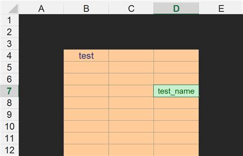 get the name of a cell via its address or reference by