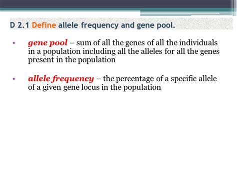 Gene Pool Definition