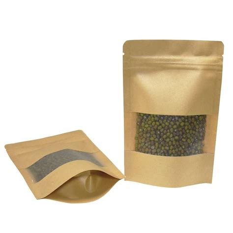 Brown Plain Kraft Paper Stand Up Pouch For Packaging At Rs 3 50 Piece