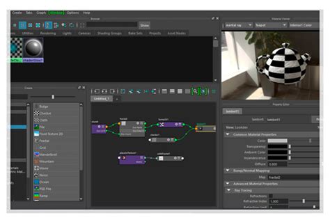 3d maya shading editor hypershade