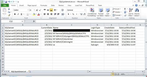 powershell quick list of sql users with sysadmin role