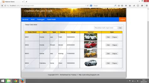membuat pencarian dinamis dengan php dan mysql 9 youtube