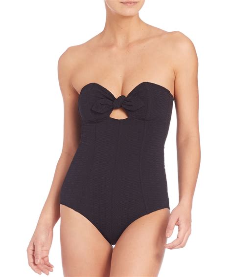 Demi Lovato Striped Cutout One Piece Swimsuit Popsugar Fashion