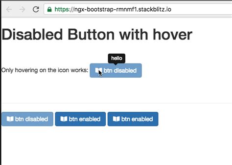 disabled bootstrap 4 button with tooltip in angular stack overflow