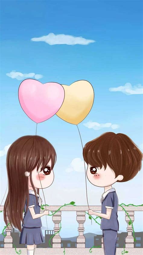 Chibi Anime Couples In Love