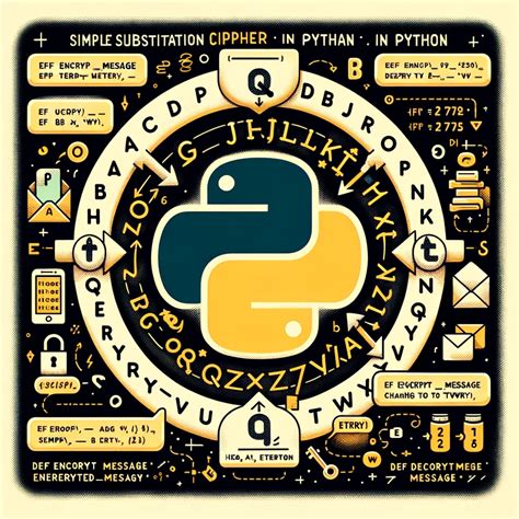 python — encrypts and decrypts a message using a simple substitution