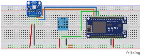 iot weather station using nodemcu monitoring humidity