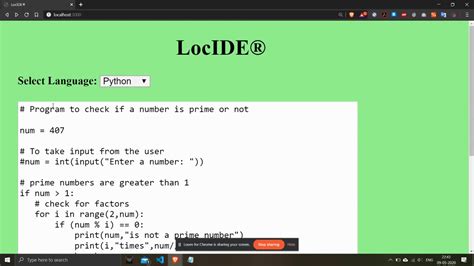 local ide built using node js express body parser compile run and